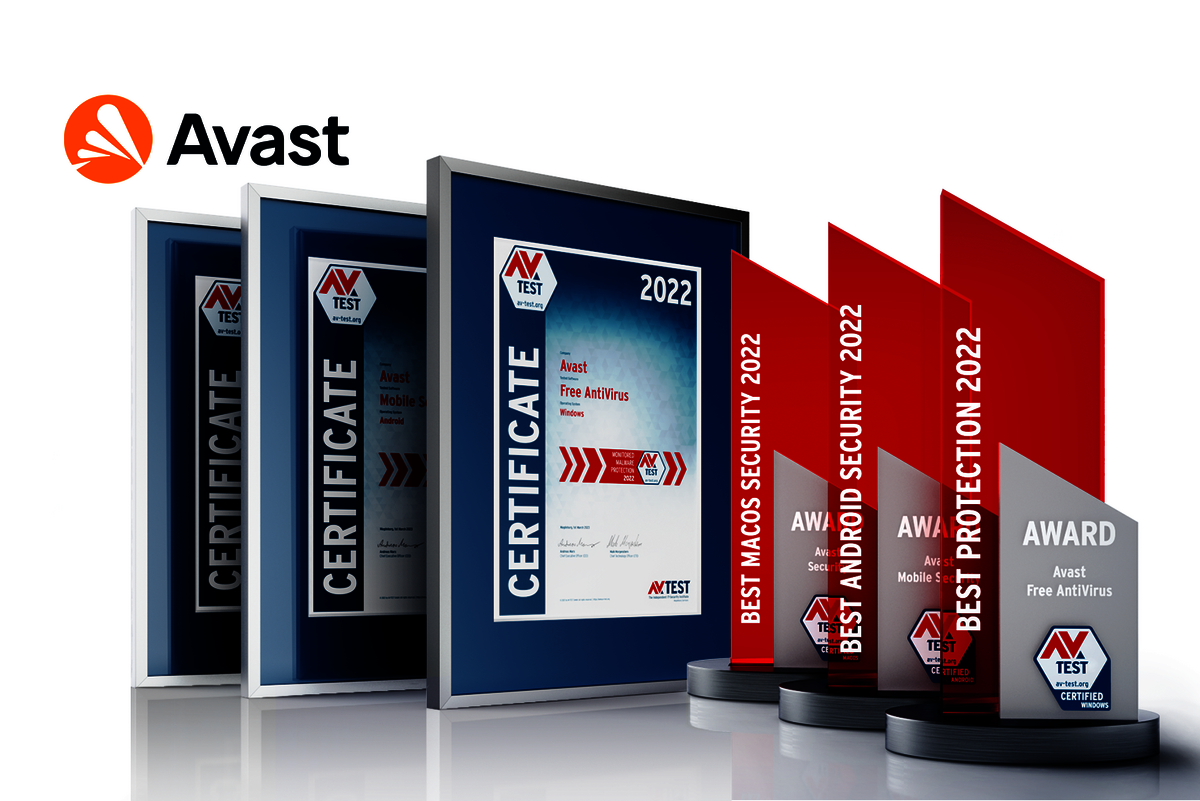 AV-TEST Award 2022 para Avast